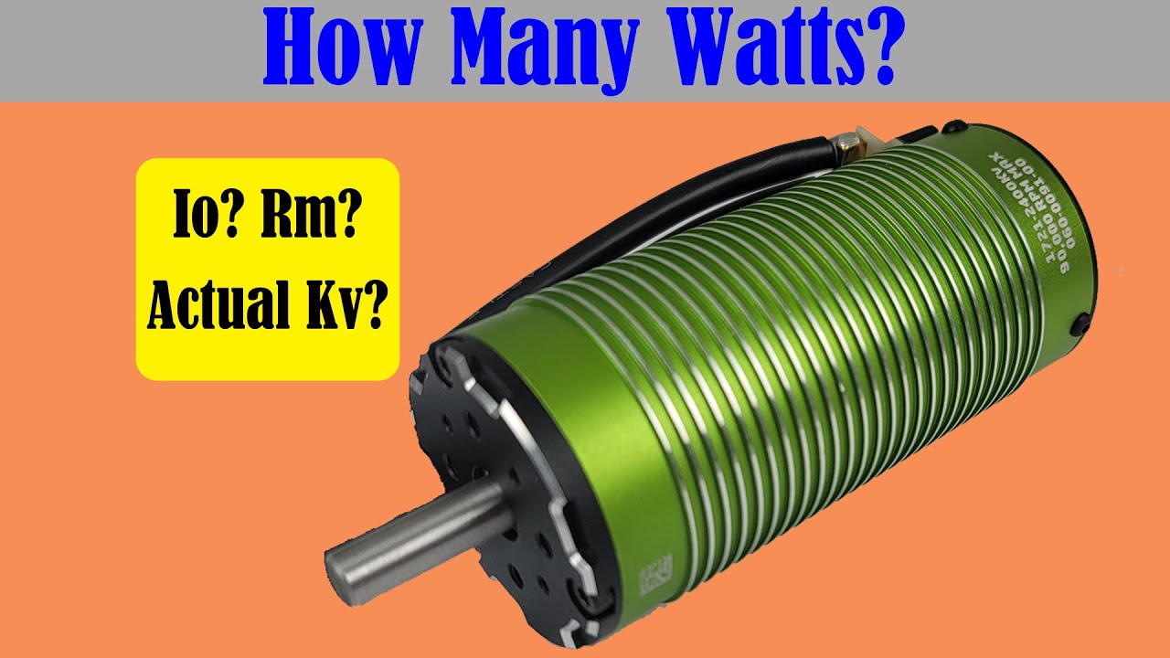 Castle 1721 2400Kv Motor Specifications Reveal - YouTube