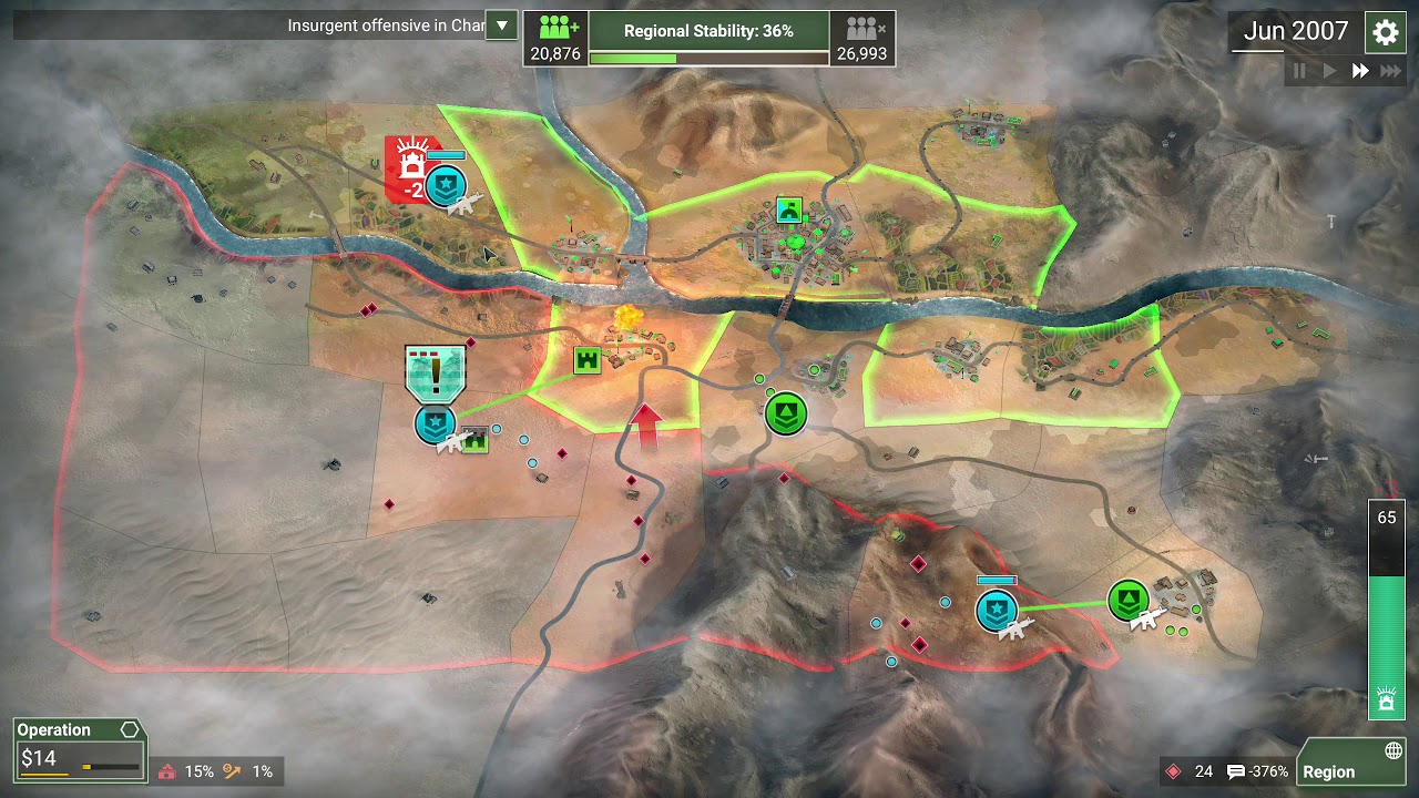 Rebel Inc. Escalation - Southern Desert - Brutal Difficulty - General ...