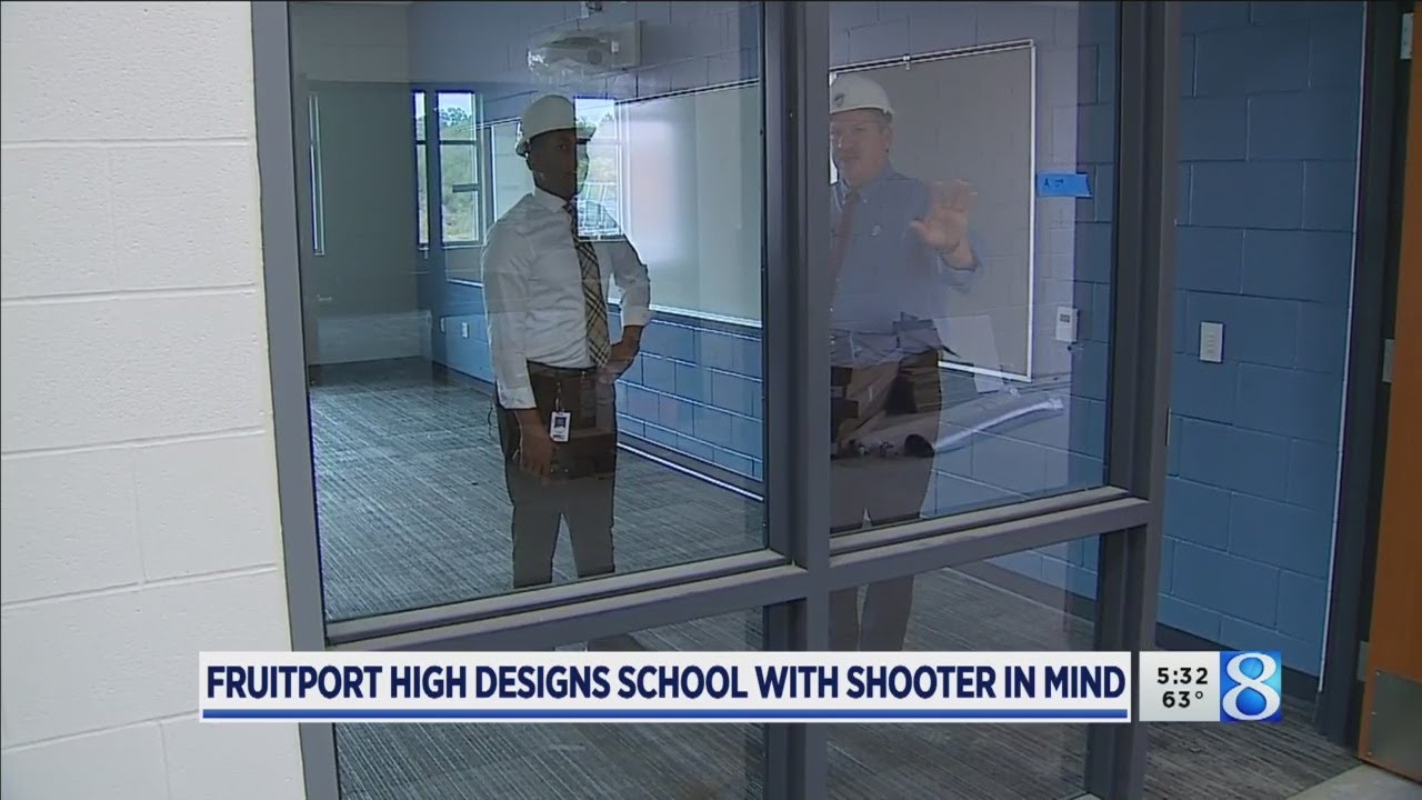 New Fruitport High School designed with shooting in mind - YouTube