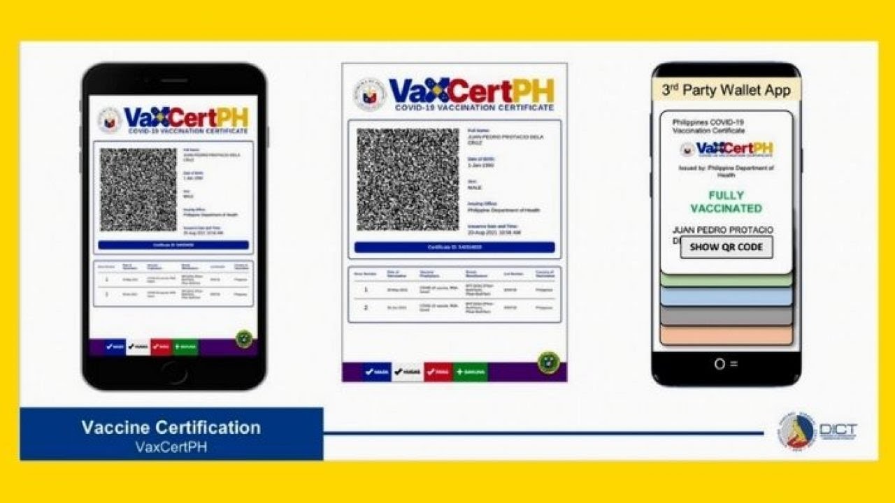 VaxCertPH | Vaccination Certification - YouTube