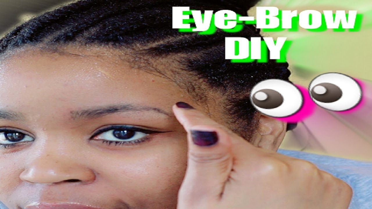 Quarantine Eye-Brow Shaping & Maintaince DIY [I BURNED MY EYE!! 🥵 ...