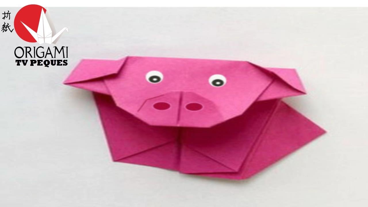 Origami cerdito ♻🙊📐 - YouTube