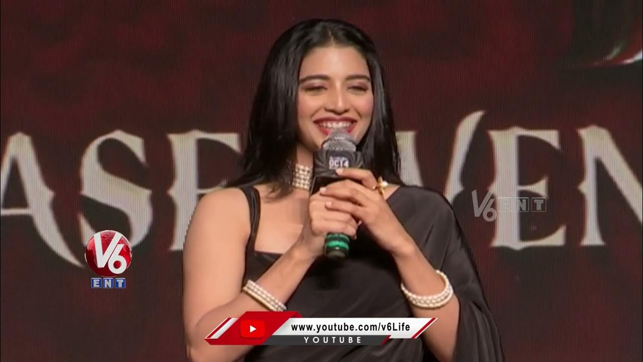 Actress Daksha Speech At Swag Movie Pre Release Event | Sree Vishnu | Ritu Varma | V6Ent - YouTube