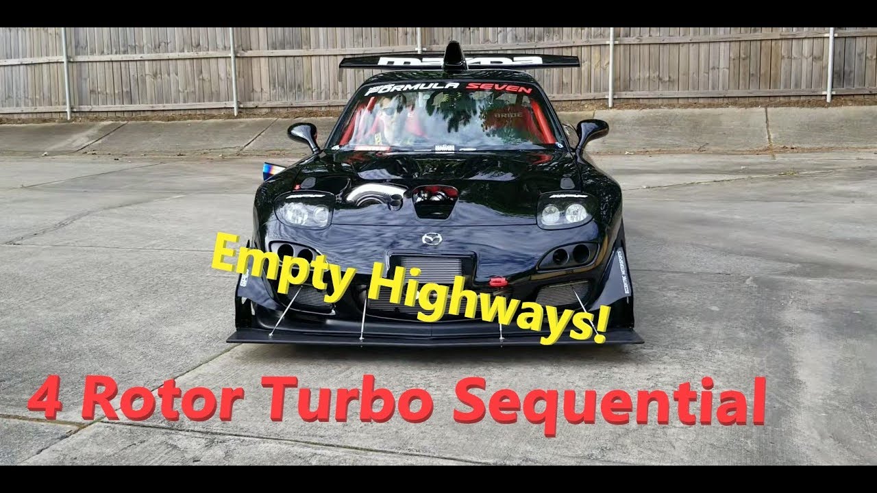 Turbo 4 Rotor F1 Air Shifted Sequential BLASTS Highways During Social ...