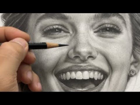 Realistic Pencil Drawing LIVE Tutorial! How to Draw Portraits? - YouTube