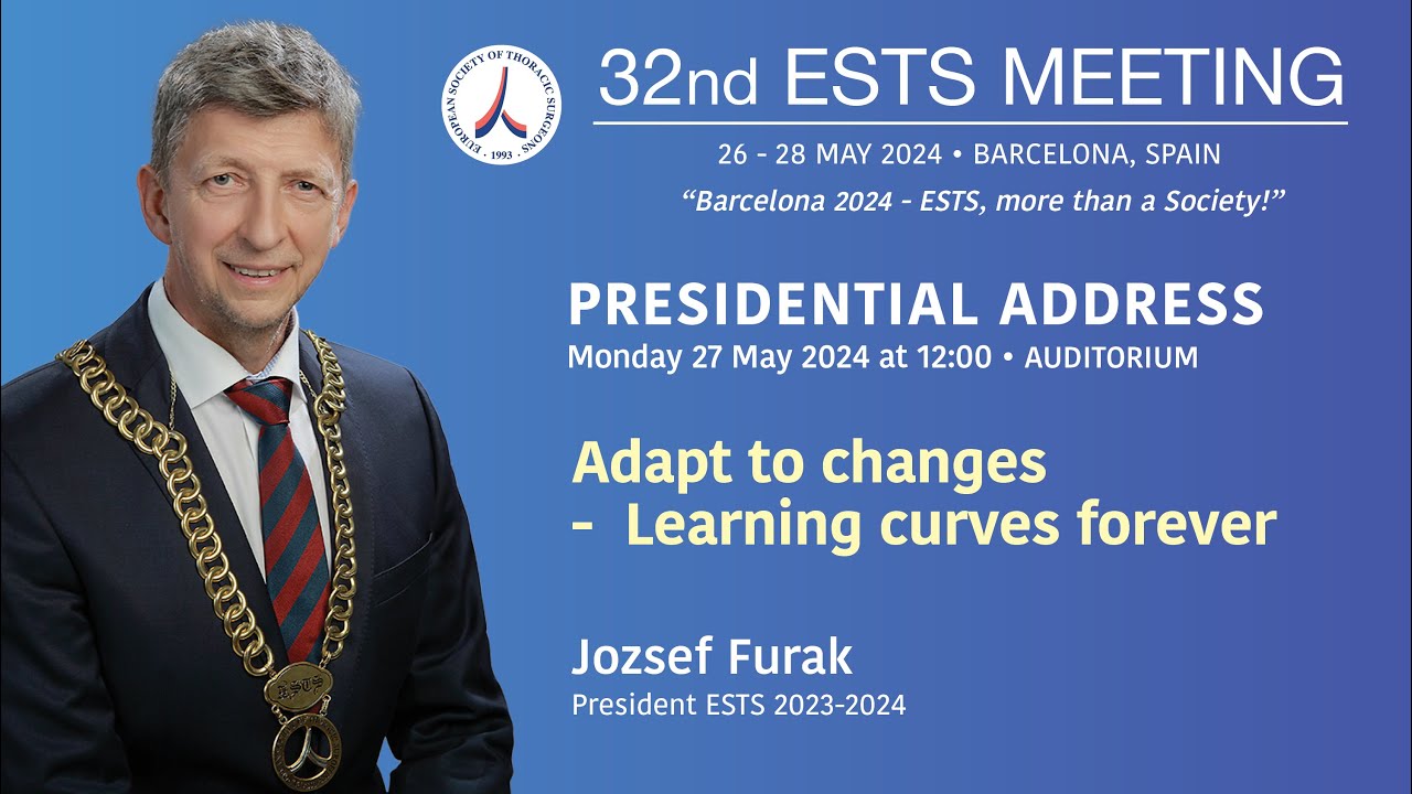 Jozsef Furak, President of the ESTS | Livestreaming of the Presidential ...