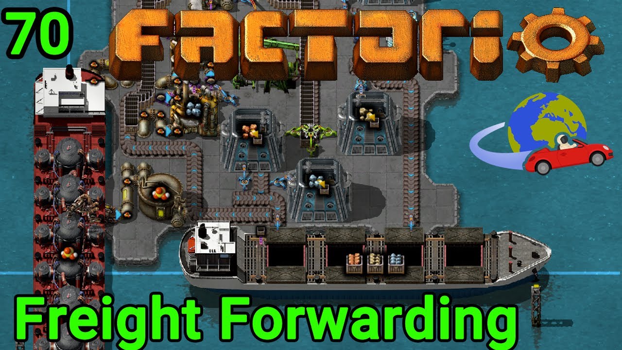 Setting up a massive Green Circuit factory for Blue Circuits! Freight ...