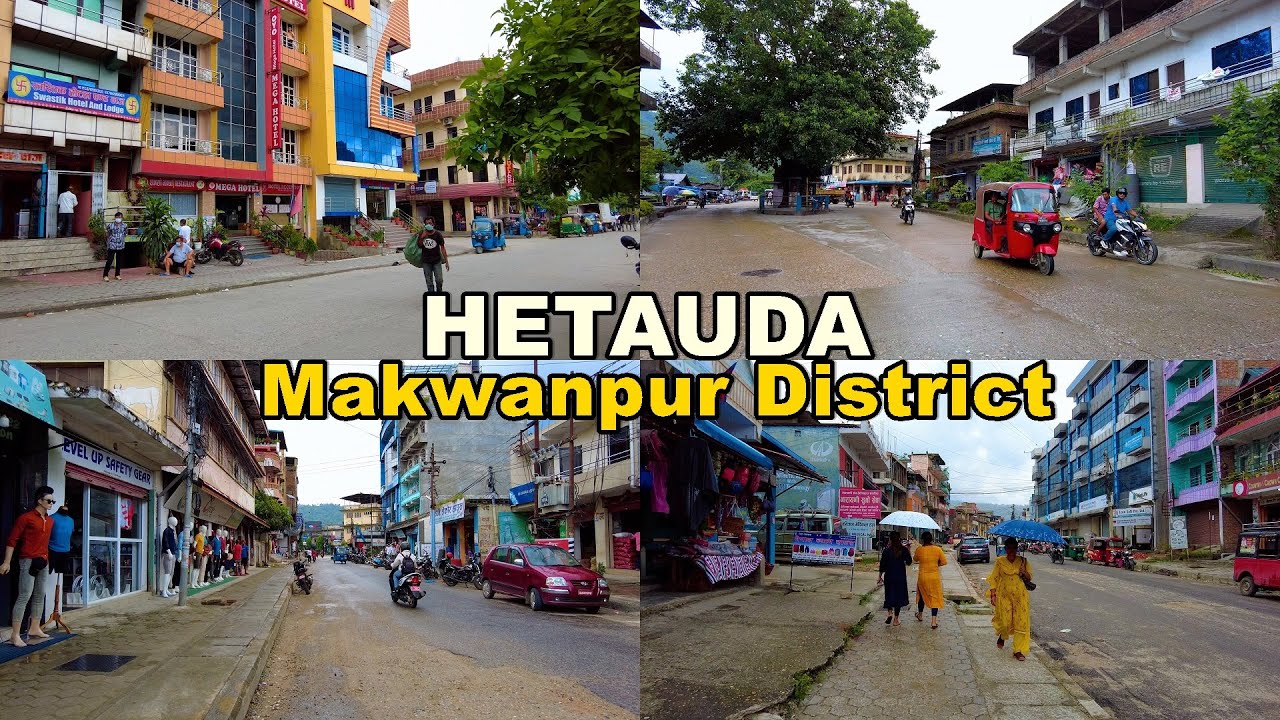4K Walking Tour in HETAUDA City - Makwanpur District, NEPAL - YouTube