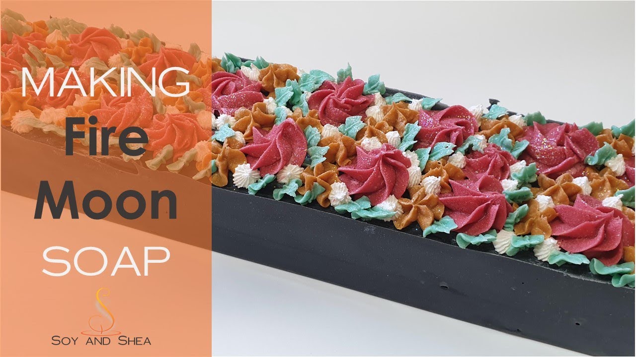 Fire Moon Cold Process Soap - YouTube