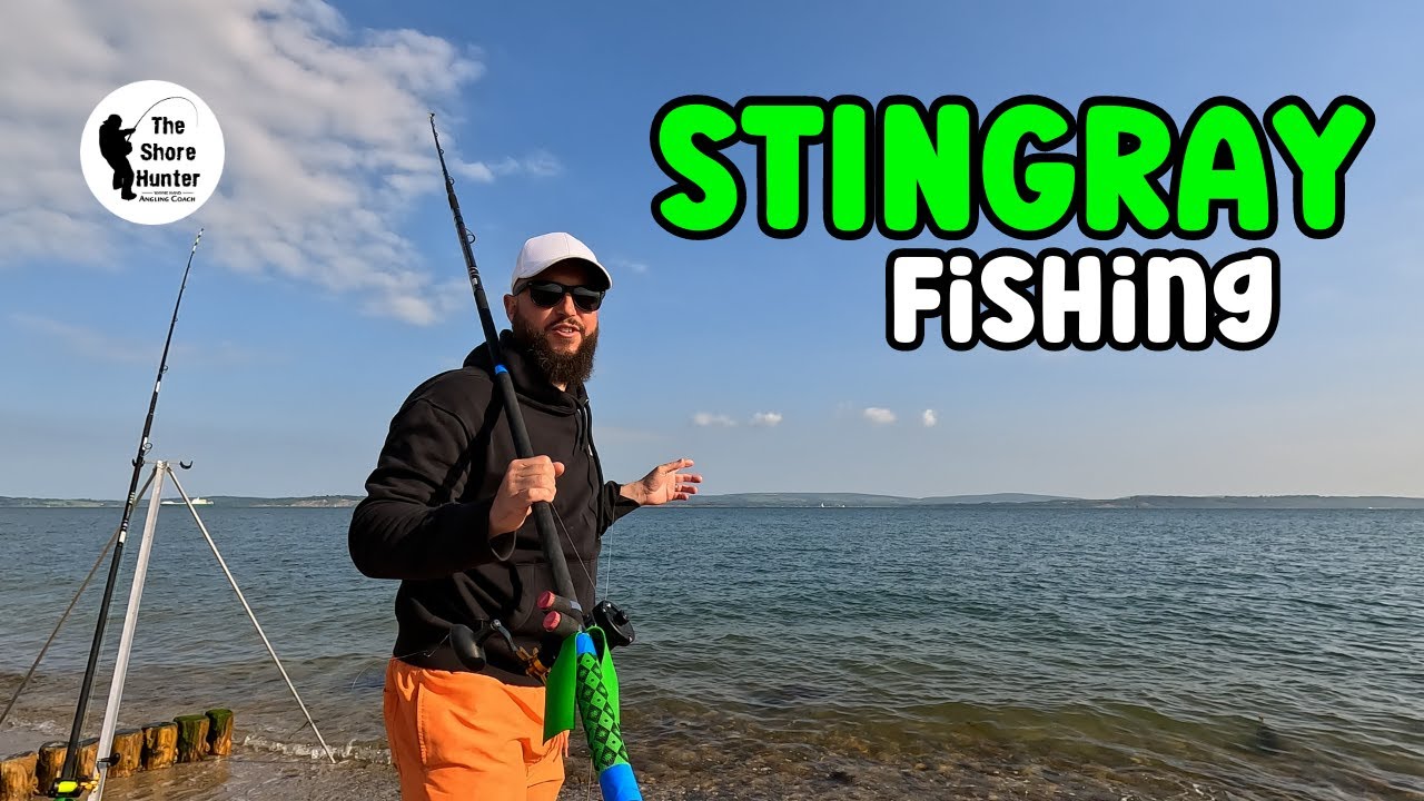 UK Beach Fishing.Stingray Fishing. The Shore Hunter. Wayne Hand 4K ...