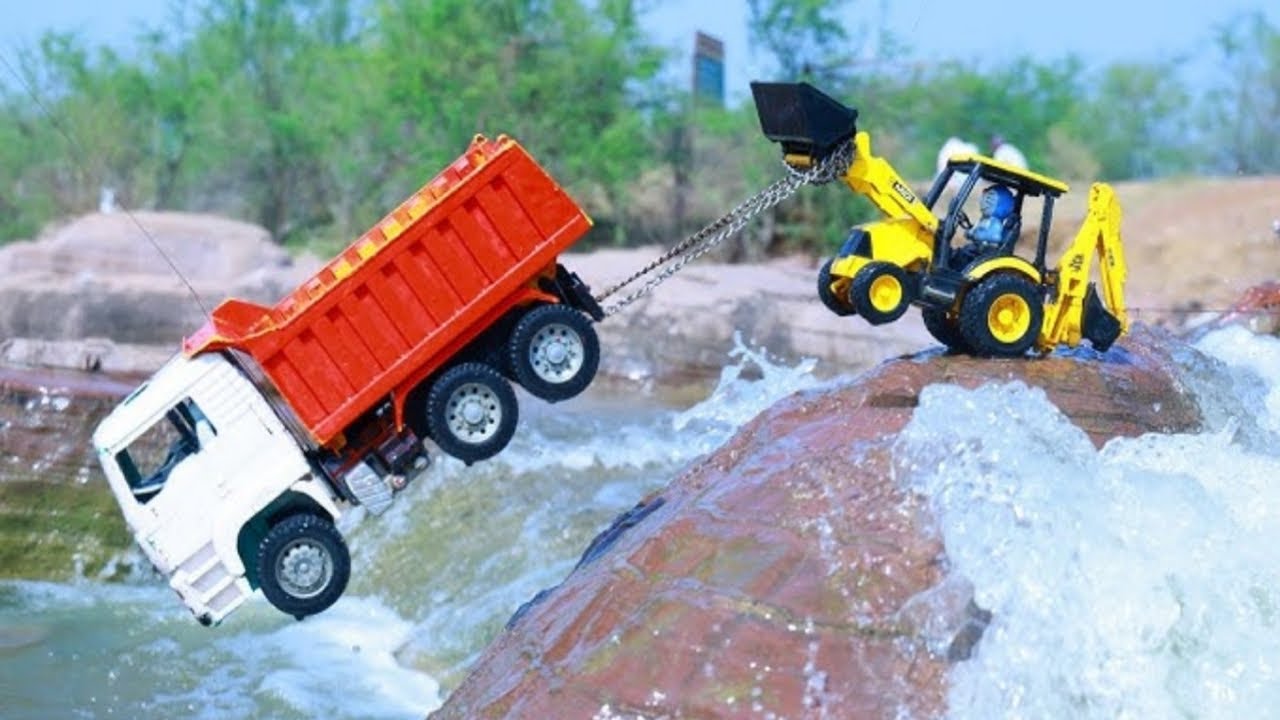 Remote control JCB tractor dumper truck videos. - YouTube
