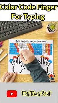 Color Code Fingers for Typing - YouTube