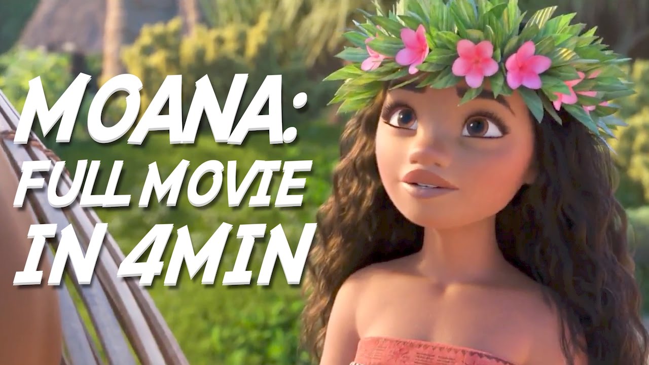 Moana in 4 minutes | Moana Full Movie - YouTube