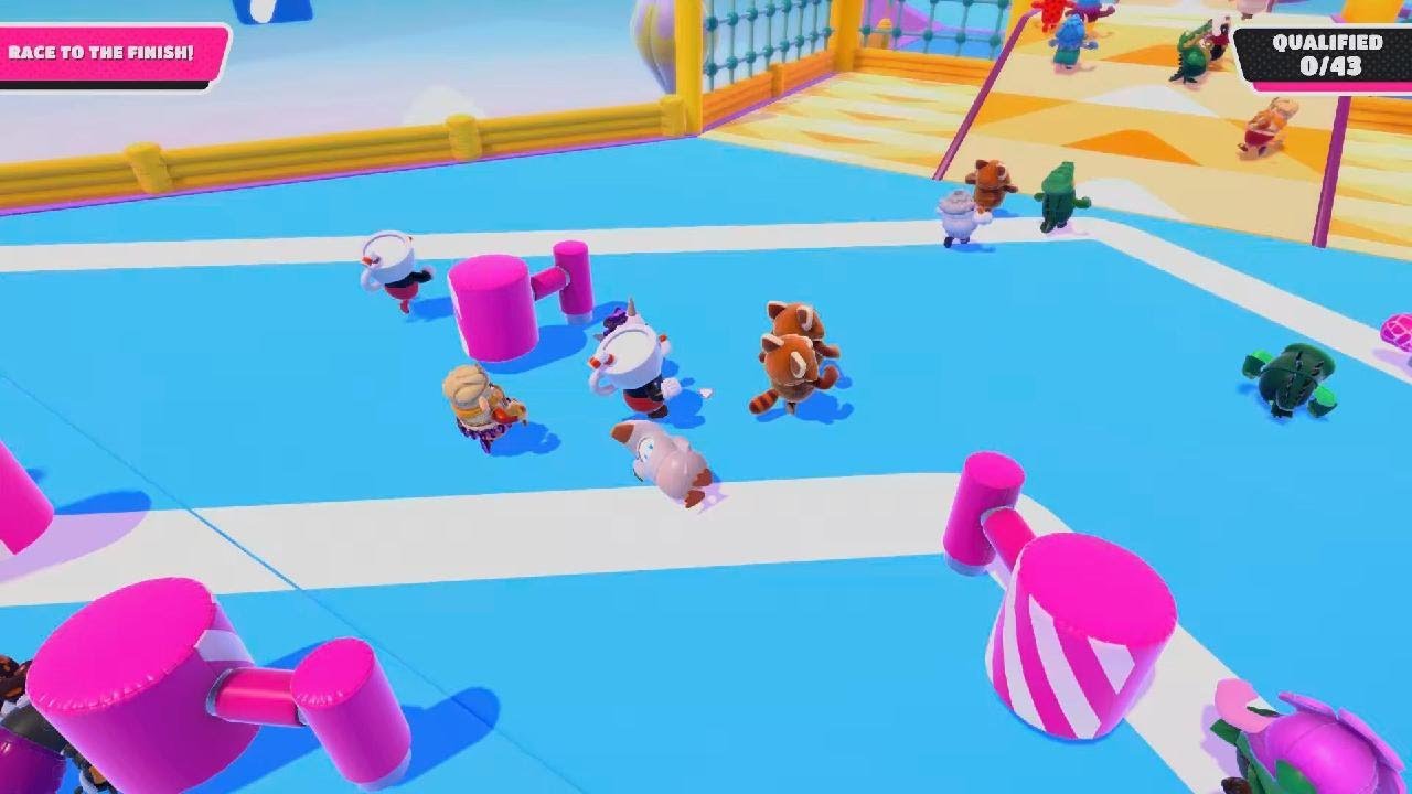 Fall Guys hammer spin - YouTube