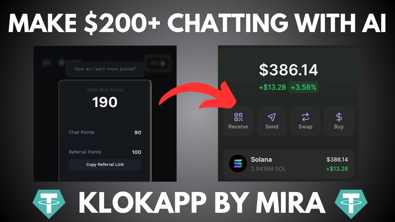 How to Make Money Chatting with Ai || Klokapp by Mira Airdrop guide - YouTube