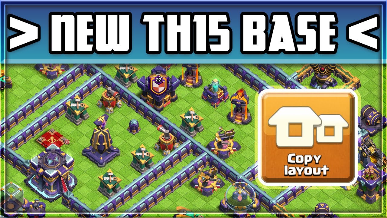Dangerous NEW TH15 BASE with TH15 BASE LINK | Clash of Clans - YouTube