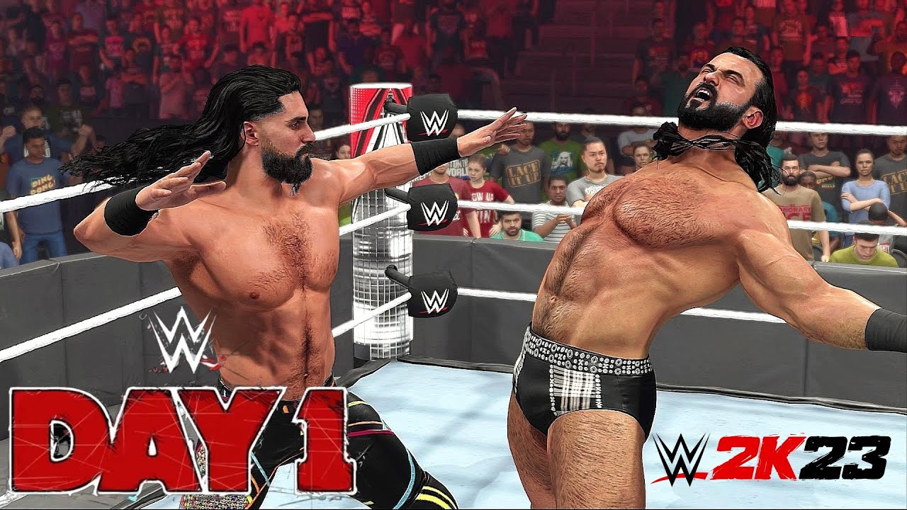 WWE - Day 1 Showdown | Drew McIntyre vs Seth Rollins | World ...
