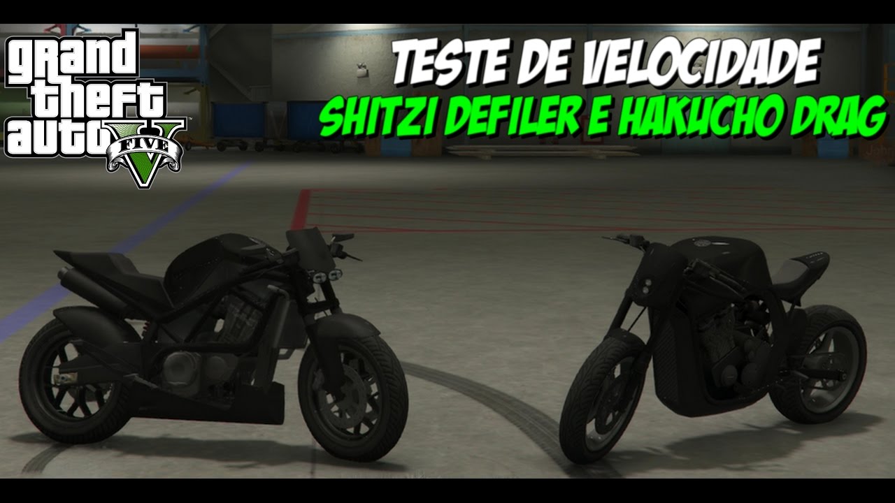 GTA V Online - Teste de Velocidade: Shitzu Defiler e Hakucho Drag - DLC ...