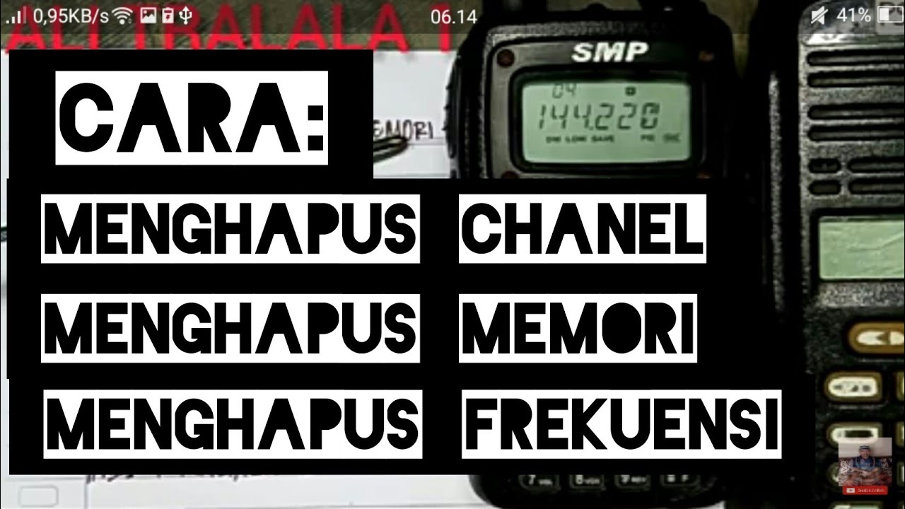 Cara menghapus delete memori Ht SMP 818 @alitralala1460 - YouTube