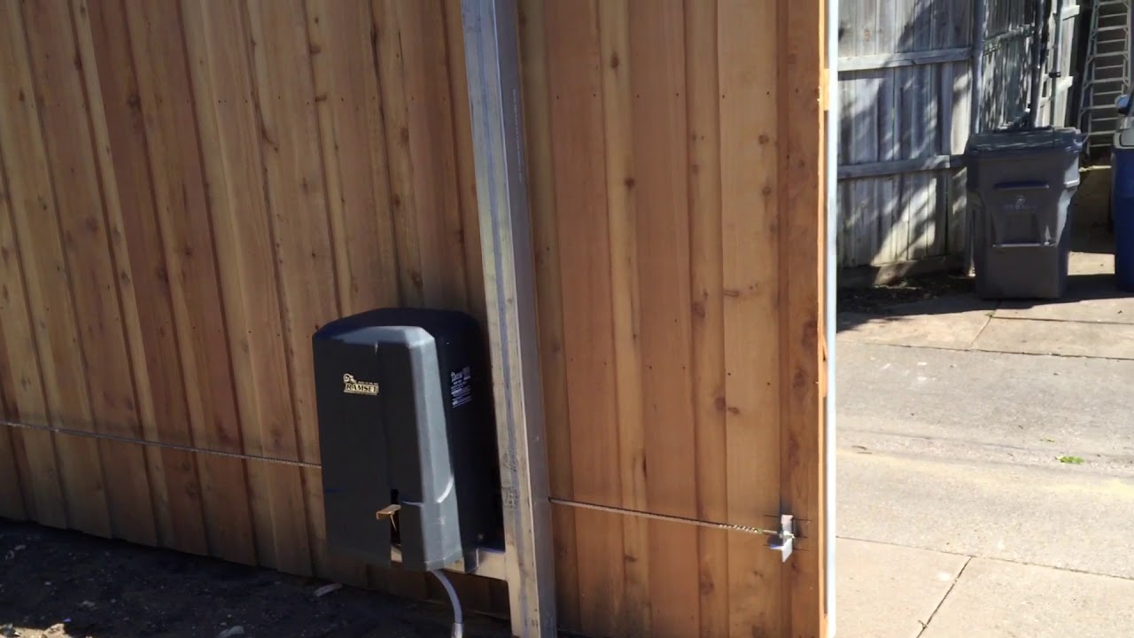 RAMSET RAM 1000 SLIDE GATE OPERATOR - YouTube