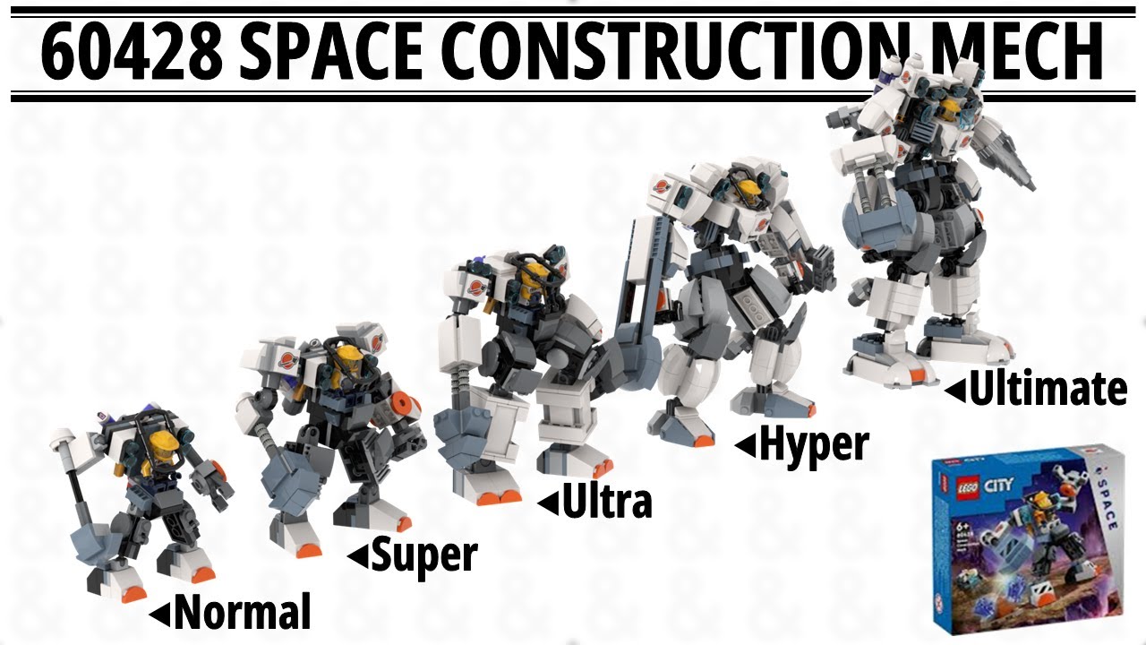 LEGO 60428 SPACE CONSTRUCTION MECH UPGRADE - YouTube