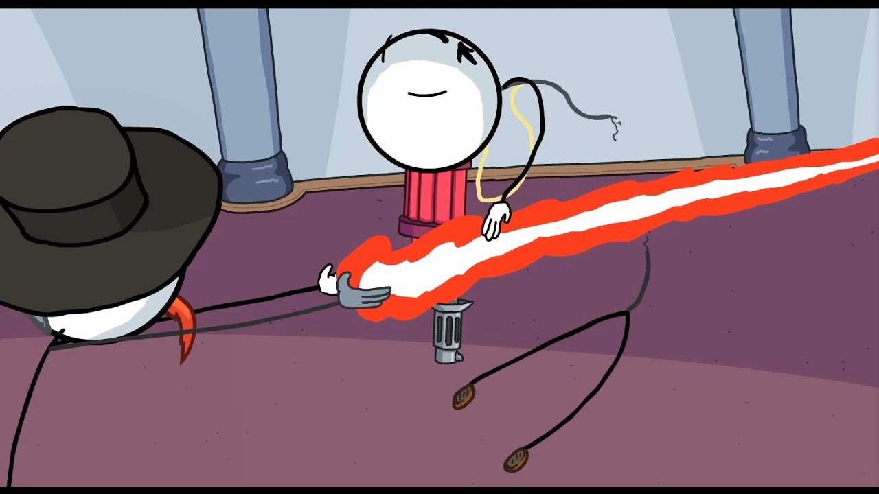 Henry Stickmin getting cut in half compilation - YouTube