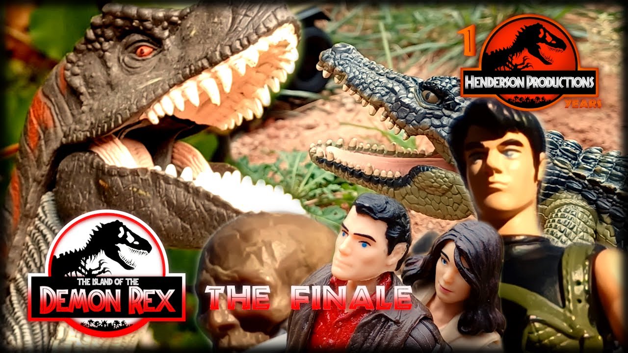 CROC FIGHT & THE DEMON REX FALLS! The Island of the DEMON REX (Jurassic ...