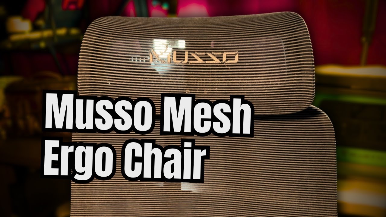 Musso H80 Pro Ergonomic Mesh Chair for Office or Gaming - YouTube