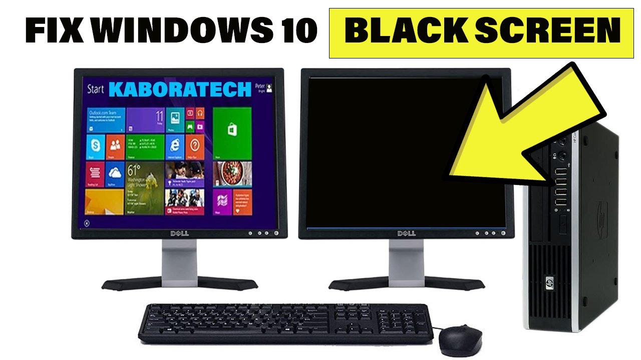 How to FIX Windows 10 Black Screen - YouTube