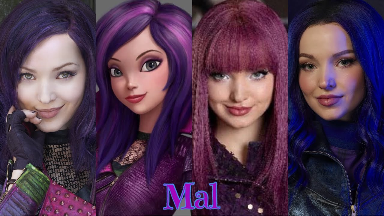 Mal (Descendants) | Evolution In Movies & TV (2015 - 2019) - YouTube
