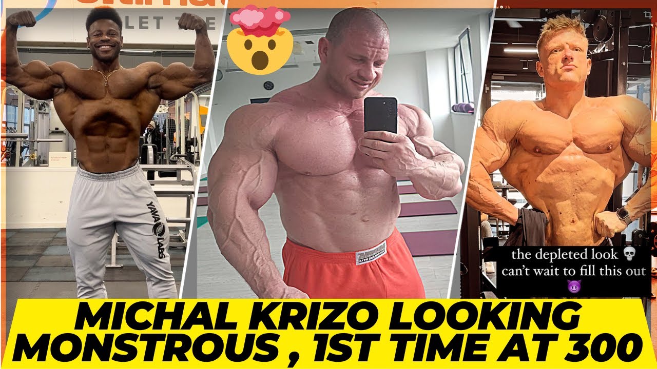 Michal Krizo looking monstrous,Hits 300 lbs for the 1st time in his ...