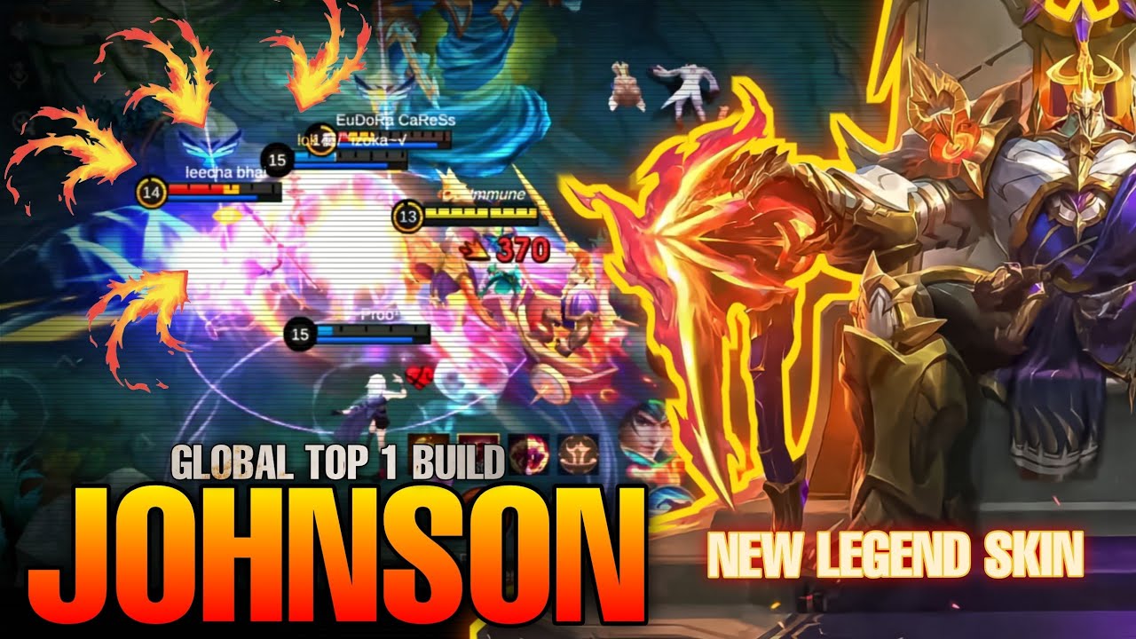 New JOHNSON Legend Skin Is Too OP!!!! | Global Top 1 Johnson Build ...