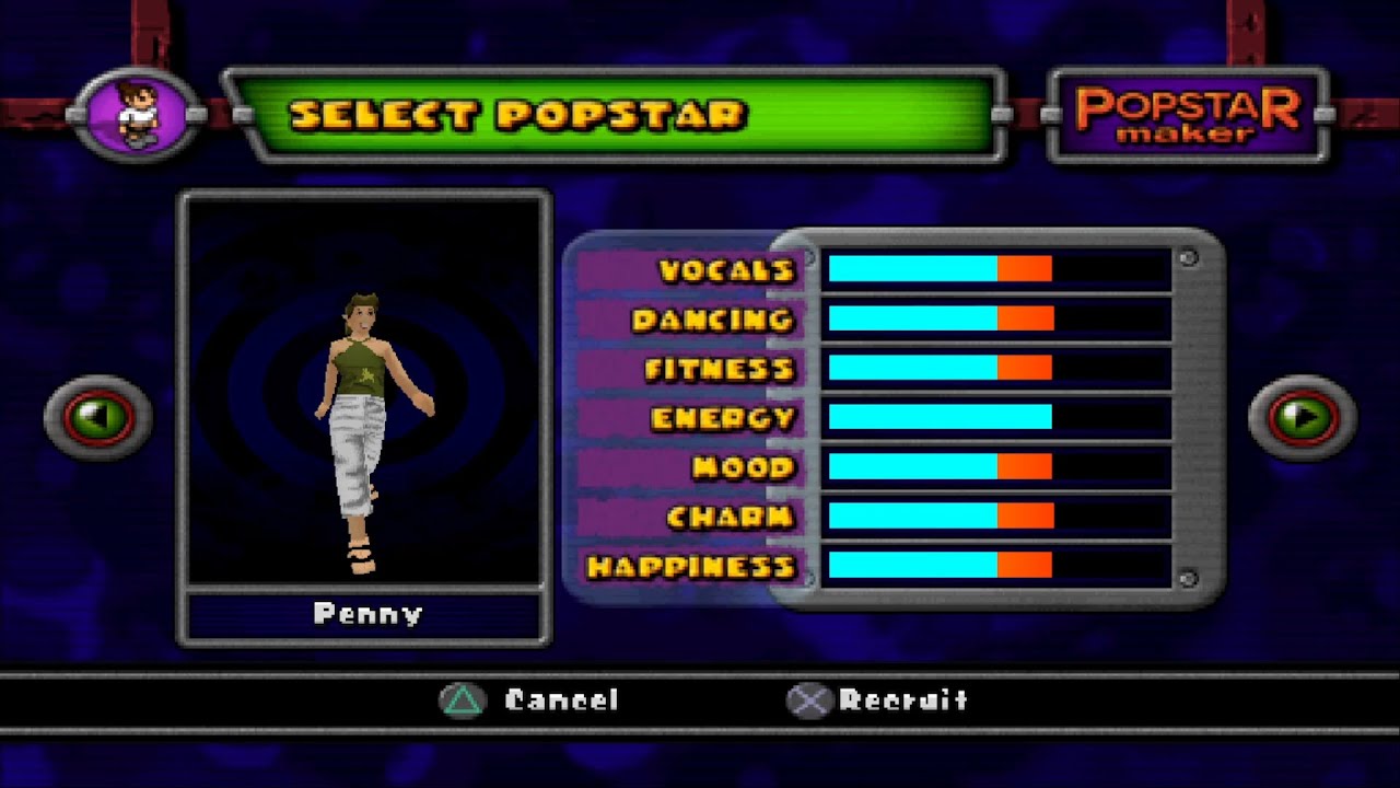 Popstar Makers All Characters [PS1] - YouTube