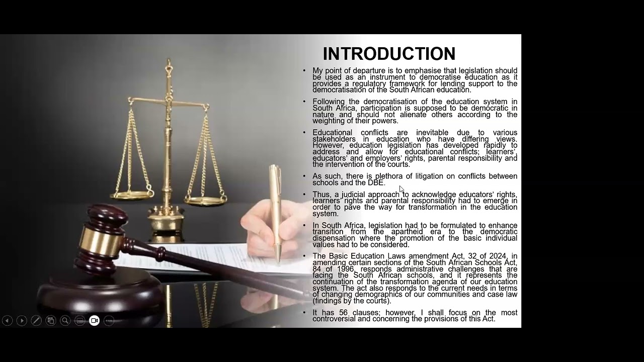 Sediko Rakolote_BASIC EDUCATION LAWS AMENDMENT ACT 32 OF 2024 - YouTube