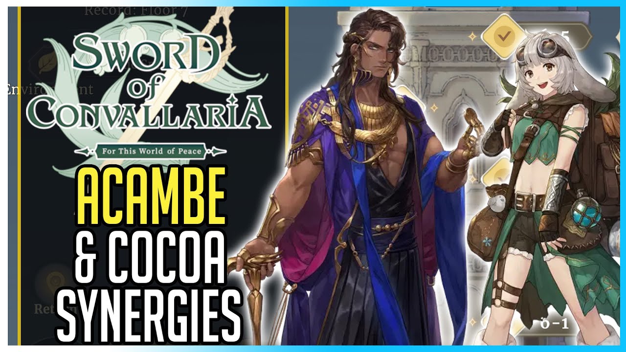 🎮ACAMBE & COCOA c'est OP ! Sword of Convallaria Tactical RPG Gameplay ...