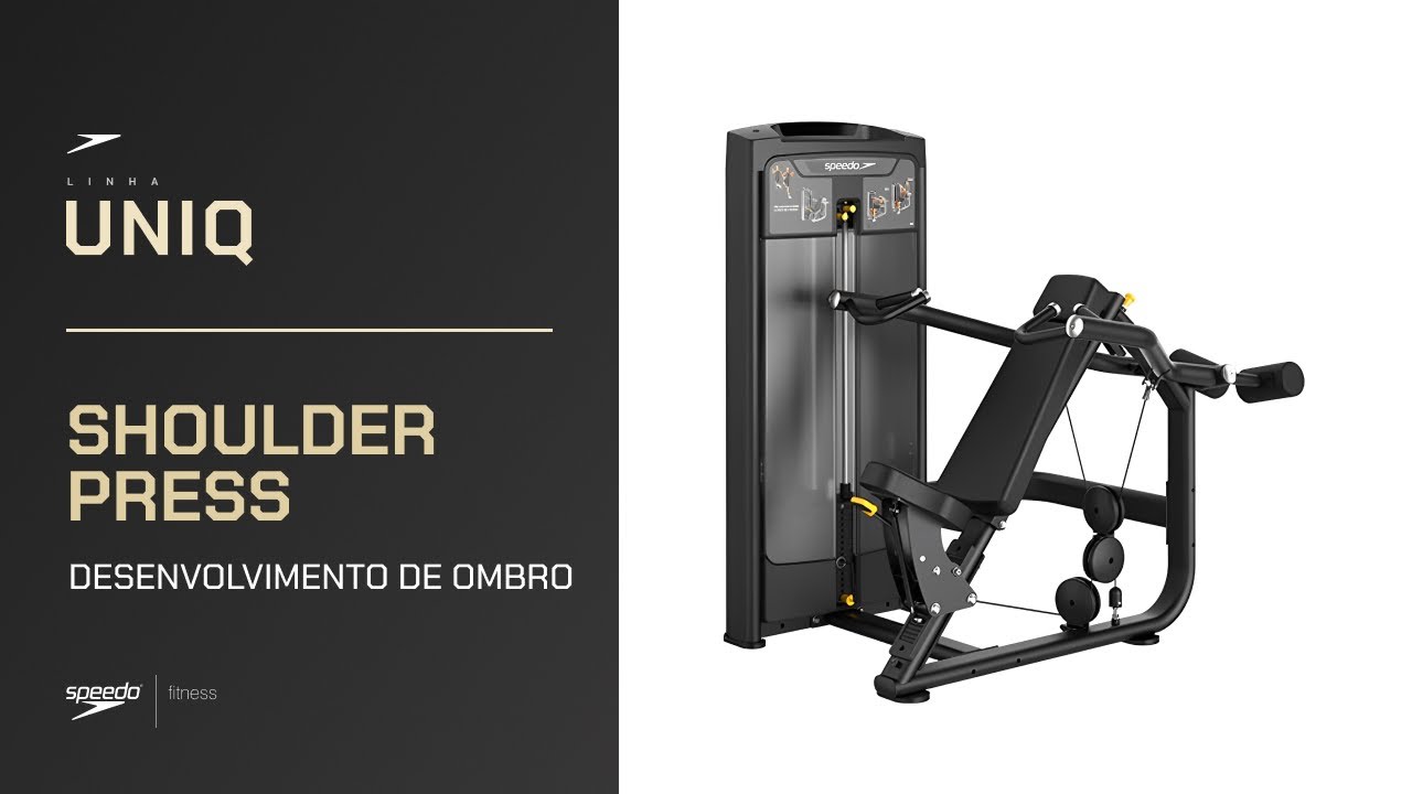 Shoulder Press/Desenvolvimento de Ombro - SPEEDO UNIQ | CASA DO FITNESS ...