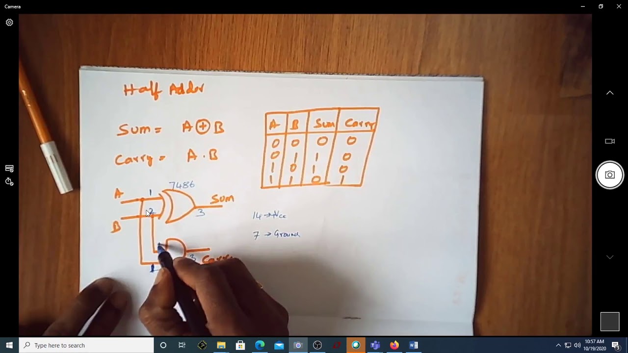 Half Adder Using Tinker CAD YouTube Half Adder Using Tinker CAD YouTube
