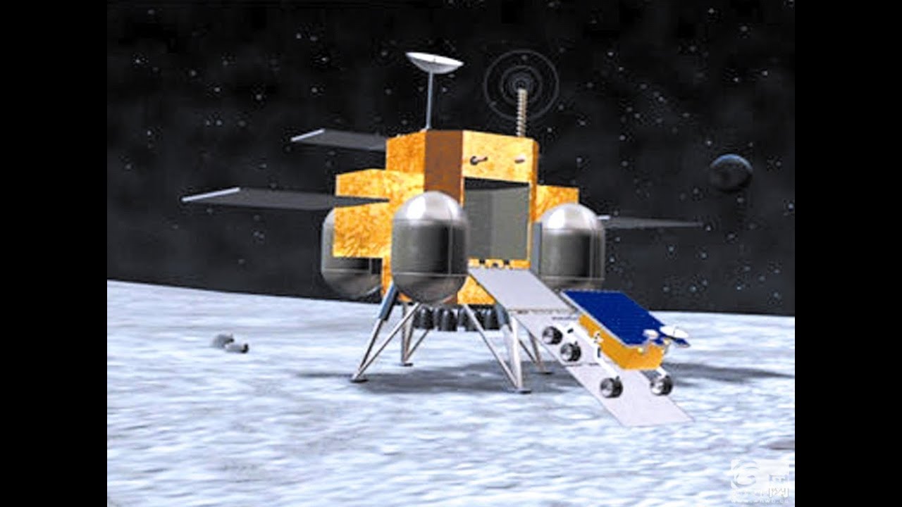 China's first lunar-landing probe arrives at launch site - YouTube