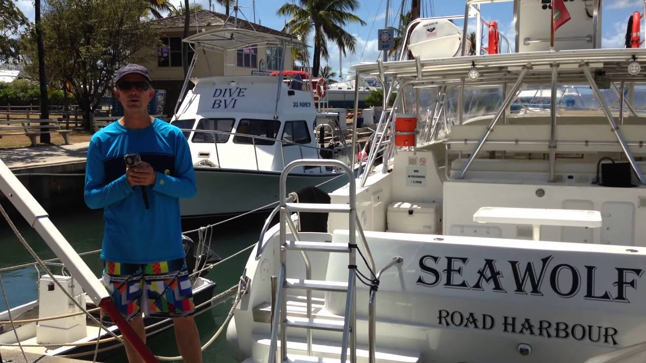 Scrub Island Sea Wolf Boat by Dive BVI - YouTube