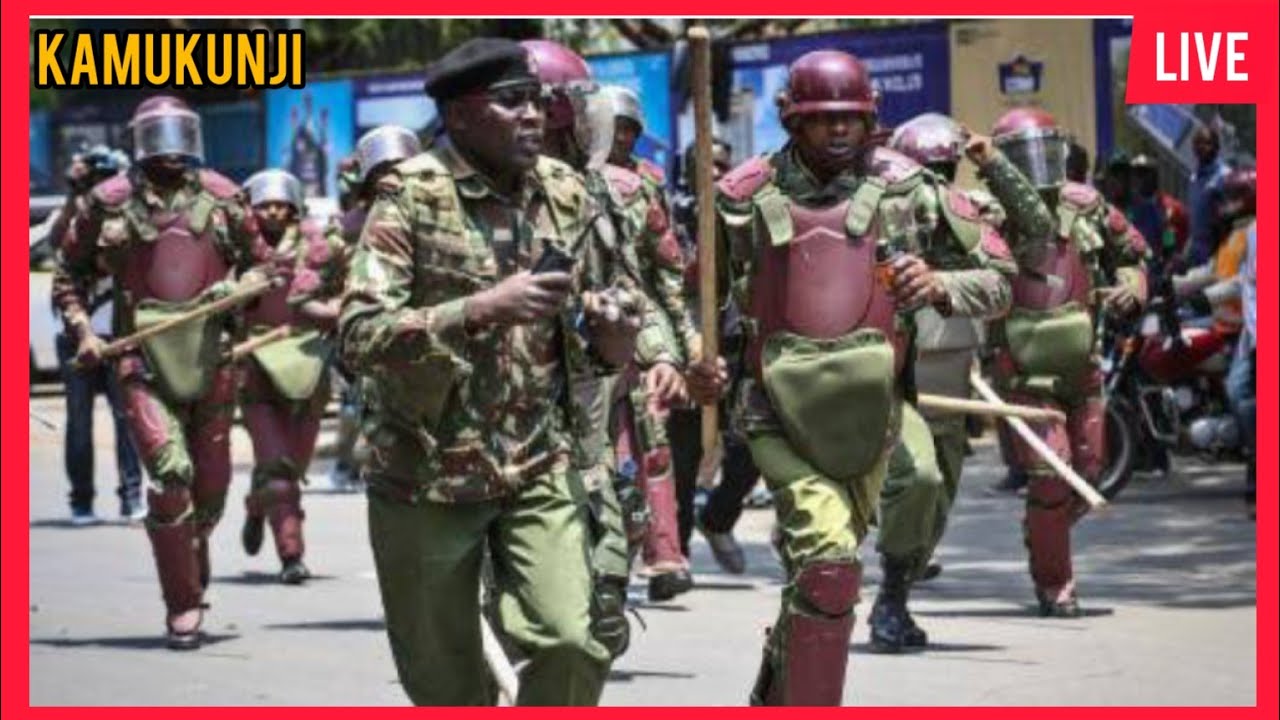 POLICE CHASES AZIMIO KAMUKUNJI TODAY | KAMUKUNJI RALLY TODAY | RAILA ...