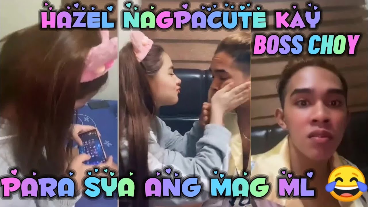 HAZEL GRACE NAGPACUTE KAY BOSS CHOY PARA MAKAPAGLARO NG ML #jmzel - YouTube