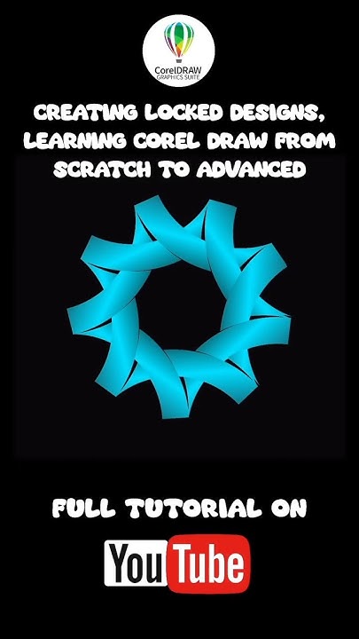 CREATING LOCKED DESIGNS, LEARNING COREL DRAW FROM SCRATCH TO ADVANCED #coreldraw #graphicdesign ...