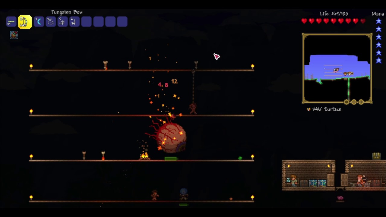 Terraria EP4 | First Boss! - YouTube