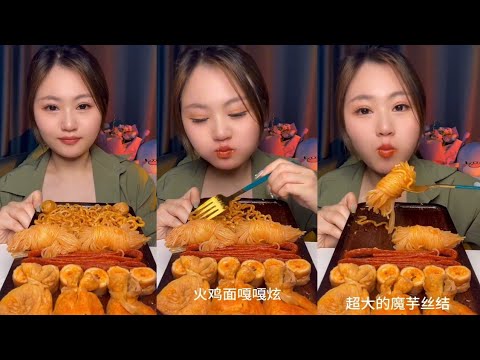 ASMR round platter #asmr #mukbang #delicious - YouTube
