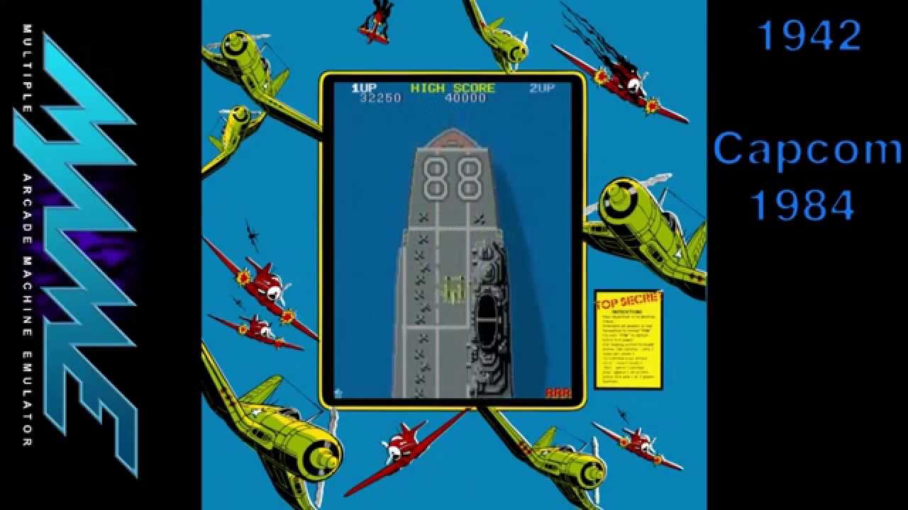 1942 (Capcom)(1984) MAME Arcade Gameplay - YouTube