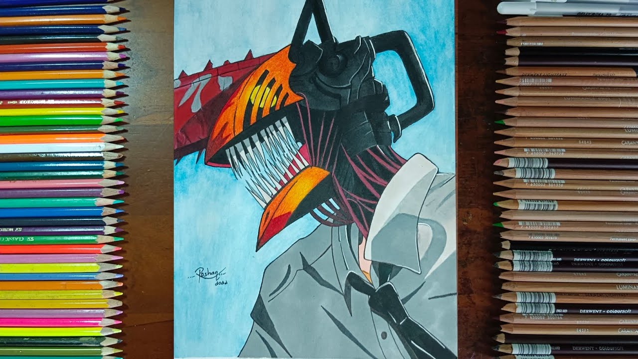 Drawing : Chainsaw man ( Denji ) | @roshandigitalarts6577 - YouTube
