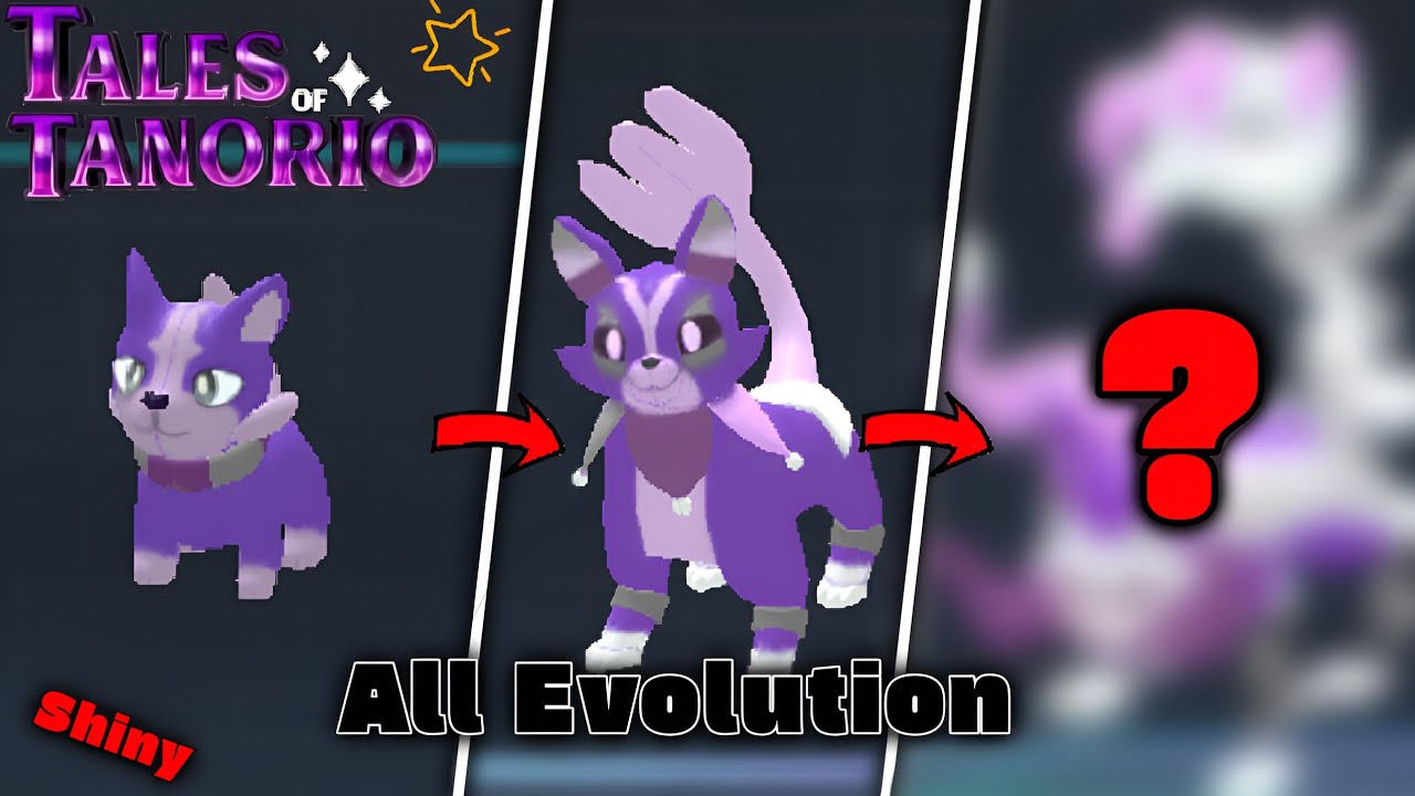 All Shiny Chewaqua Evolution 【Tales Of Tanorio】 - YouTube