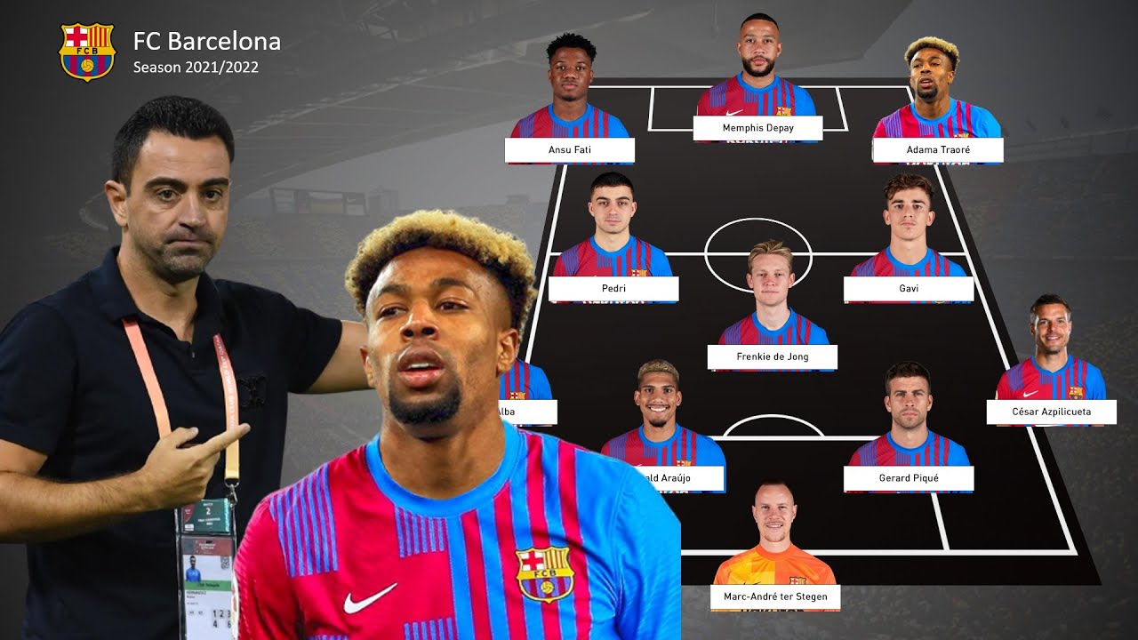 FC BARCELONA POTENTIAL LINE-UP 2022 | ft. ADAMA TRAORÉ | WELCOME BACK ...