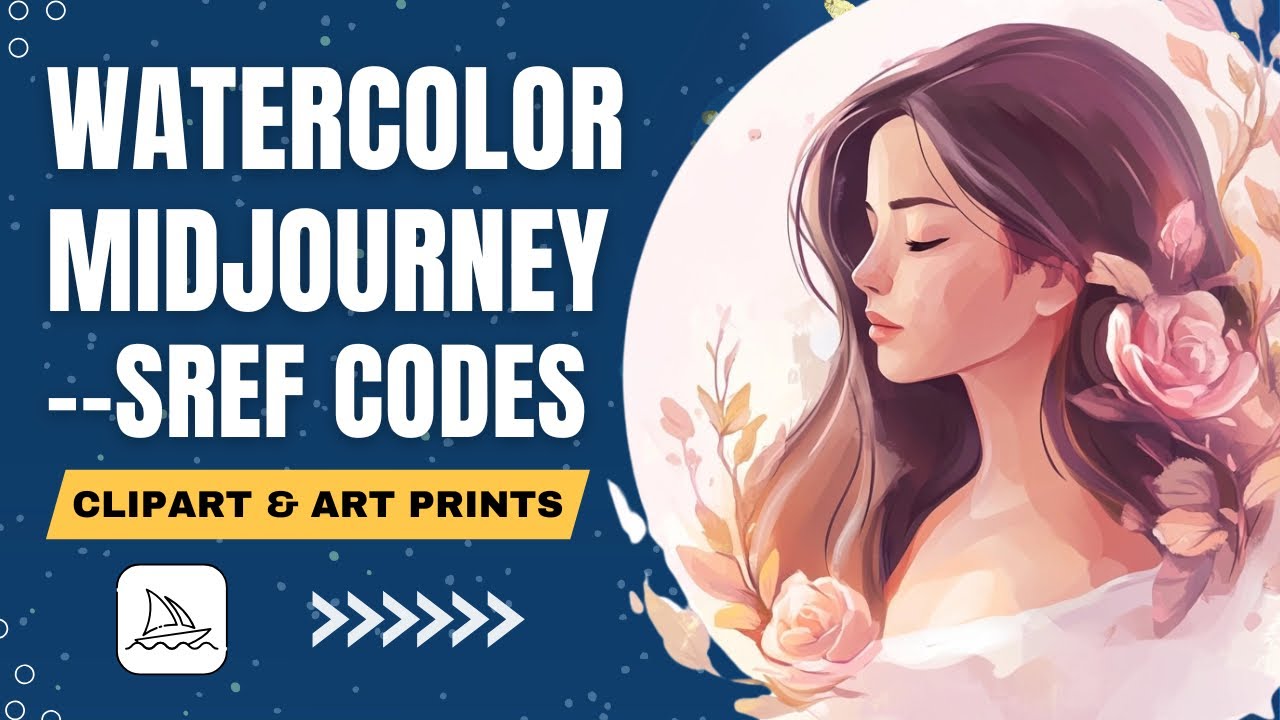 Best MidJourney WATERCOLOR Styles reference Codes for Clipart & ART ...