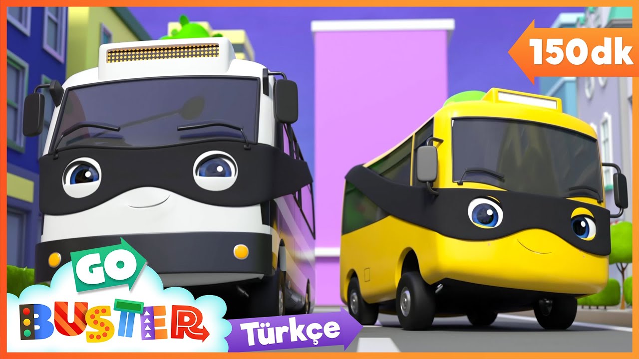 Buster Arkadaşlarıyla Hırsız-Polis Oynuyor 🚍| Go Buster Türkçe - Çocuk ...